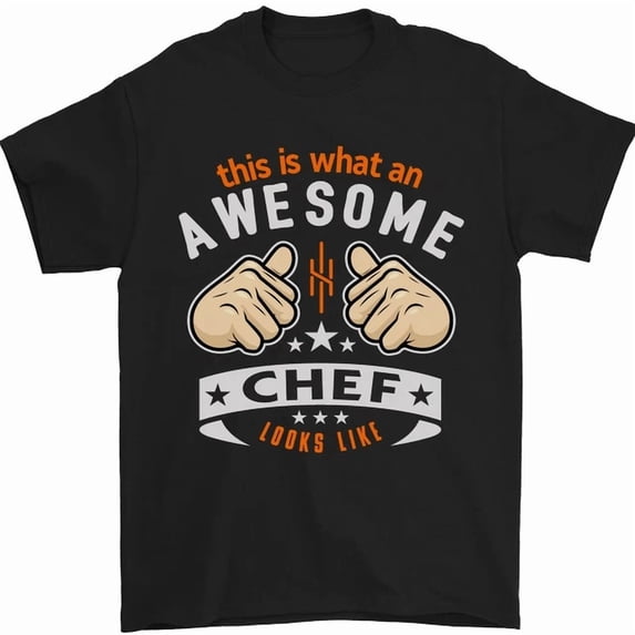 Awesome Chef Looks Like Cooking Mens Womens S-5XL T-Shirt - Walmart.com