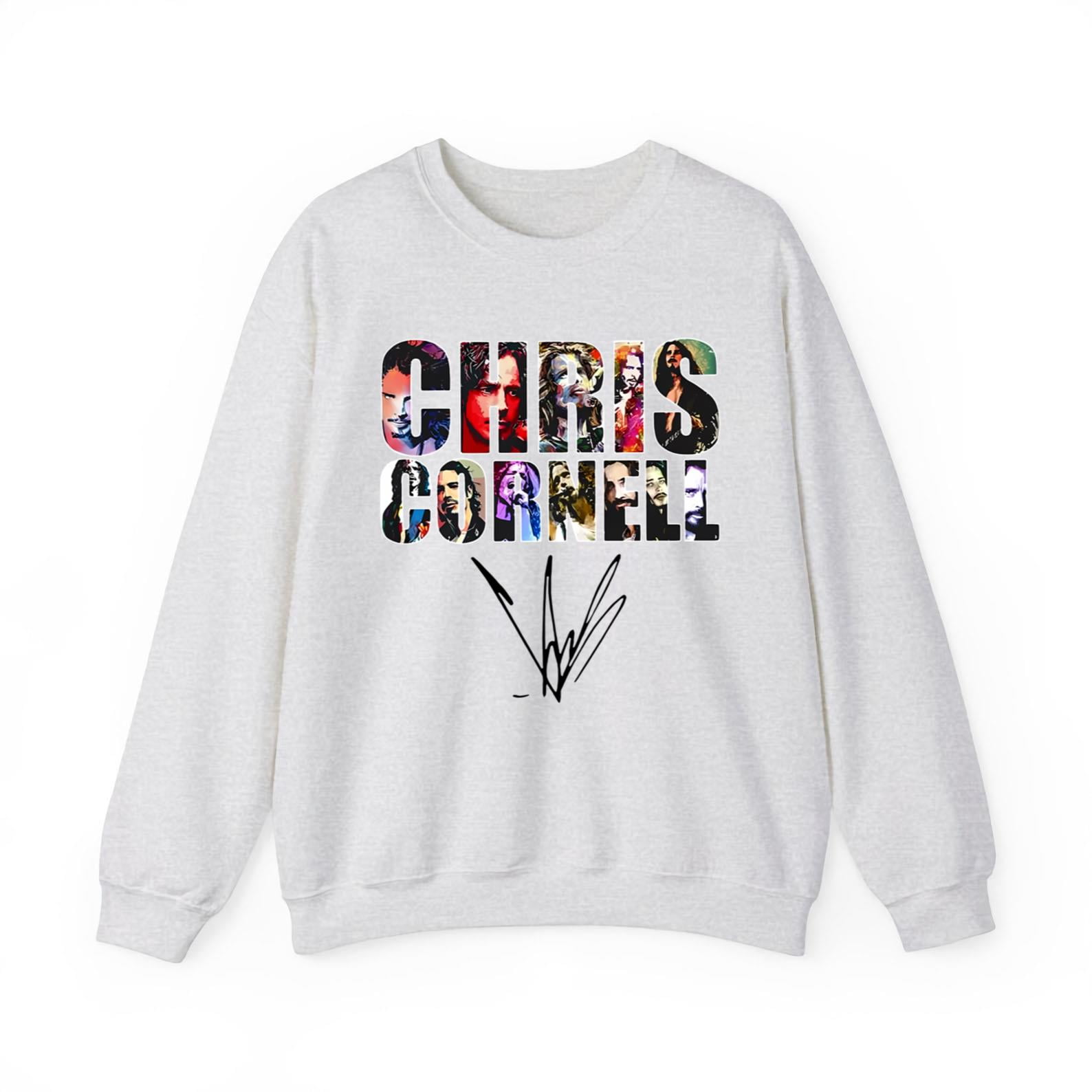 Awesome Chris Cornell With Signature T Shirt Size S 4xl New Instock