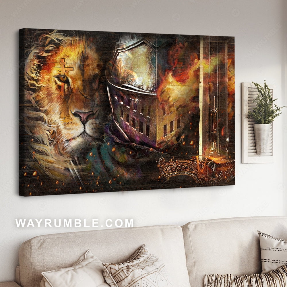 Awesome Christ Knight, Lion Of Judah, Sword Of The Spirit - Jesus ...