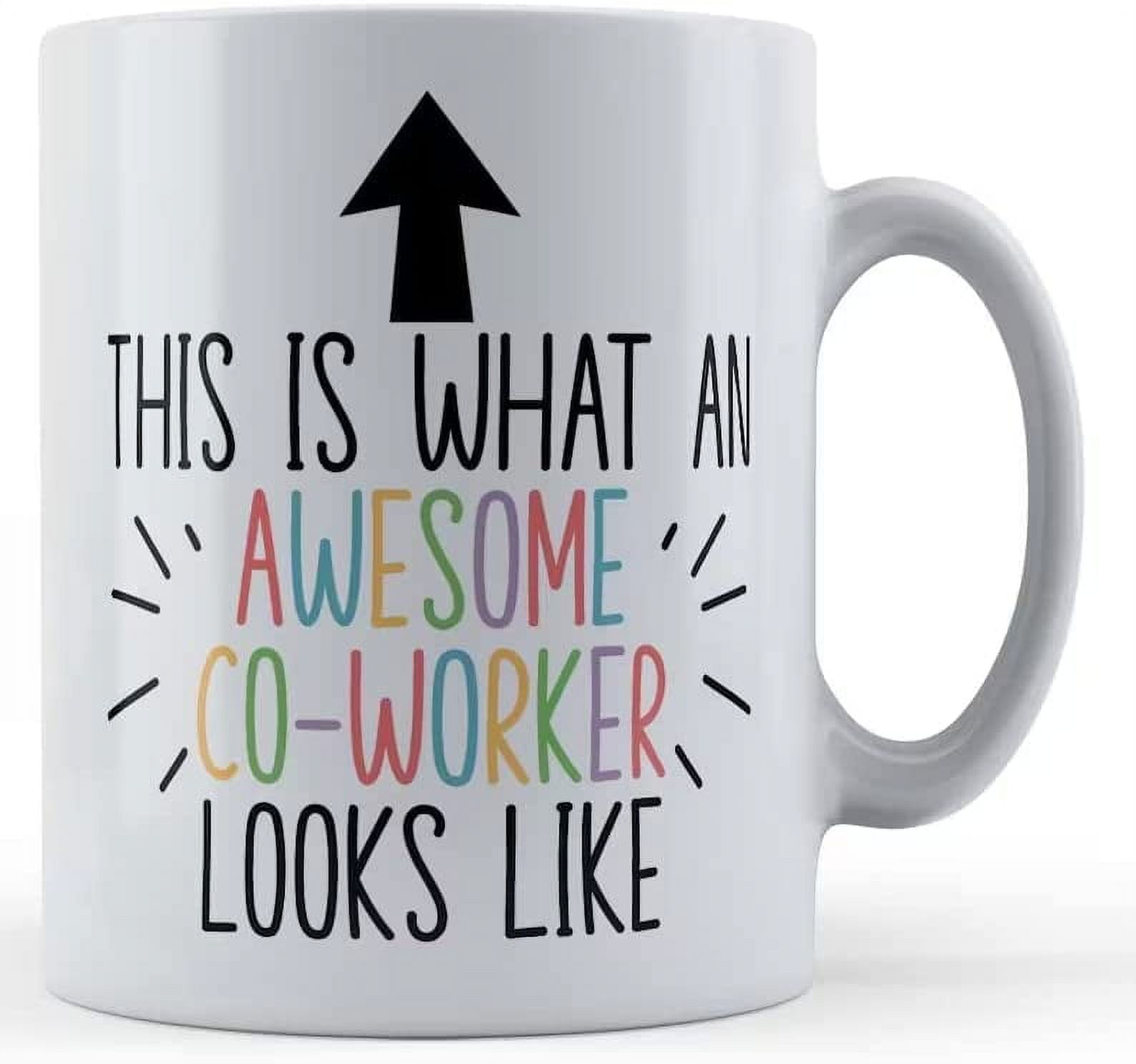 What An Awesome Co-worker Looks Like Mug For Work Colleague Custom ...