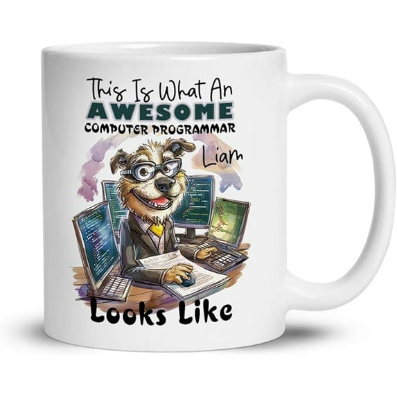 Awesome Code Lovers Tea Cups Gift For Him Her, Funny Coder Keepsake ...