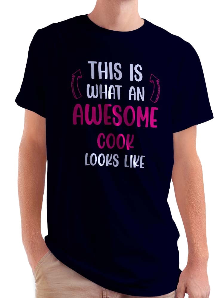 Awesome Cook Looks Like T-Shirt Men -Smartprints Designs, Male Large ...