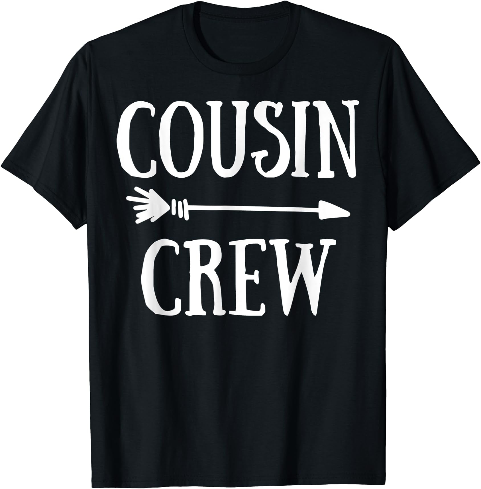 Awesome Cousin Crew Squad Arrow Design T-Shirt For Family Matching ...