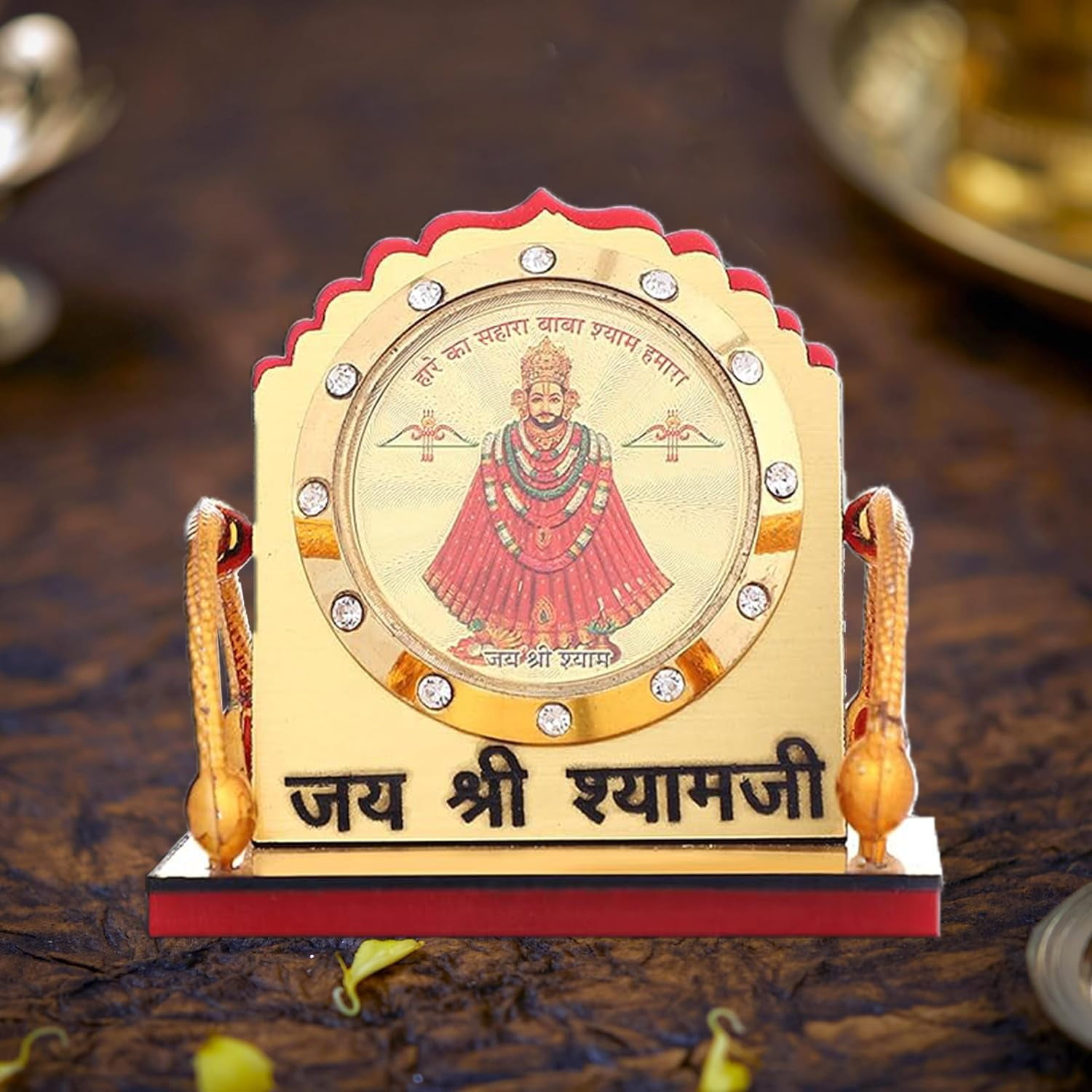 Awesome Craft Khatu Shyam Ji Rectangular Photo Frame Shape Showpiece ...
