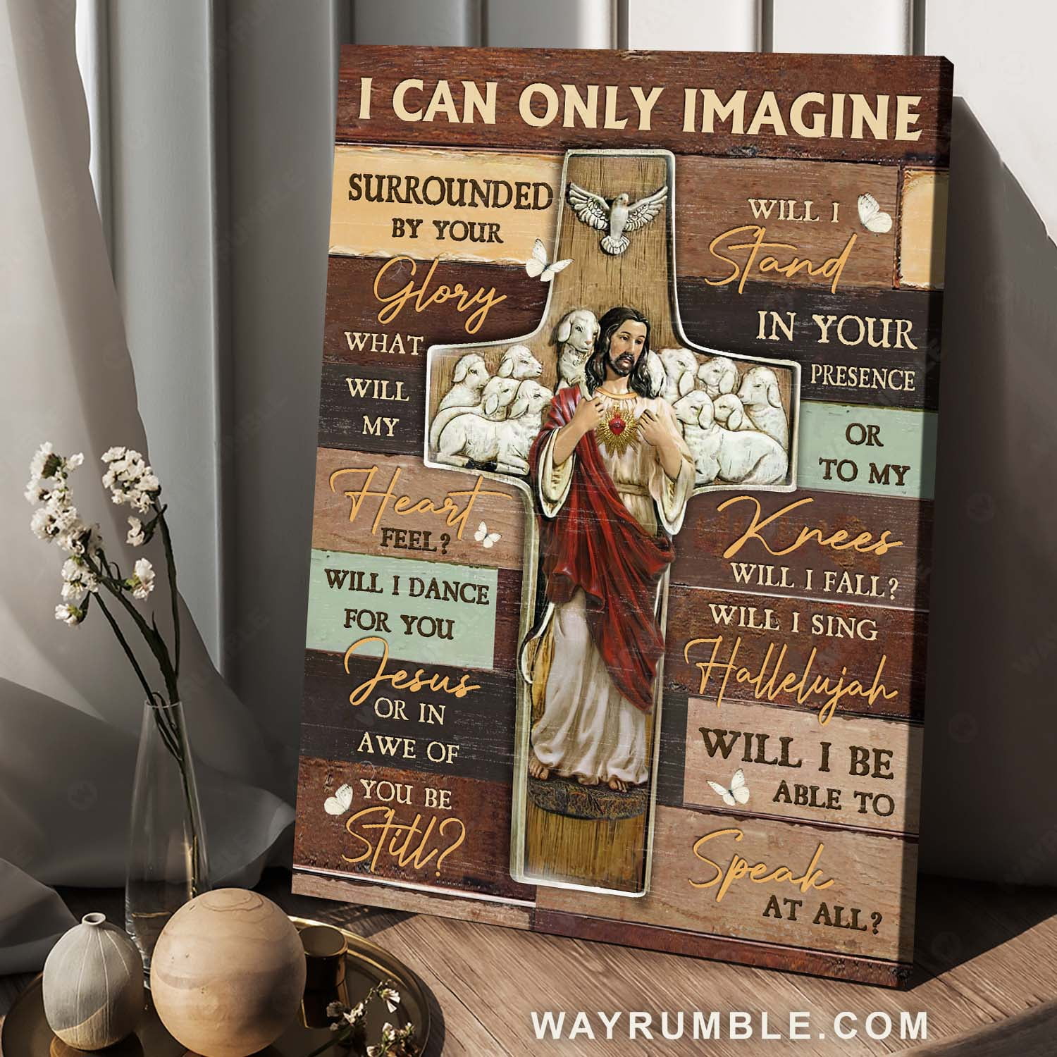 Awesome Cross Lamb Of God Jesus Painting I Can Only Imagine - Jesus ...
