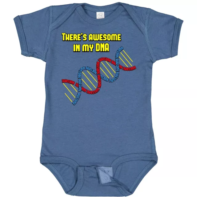 Awesome Dna Baby Bodysuit Genetic Genes Science Funny Chemistry Infant ...