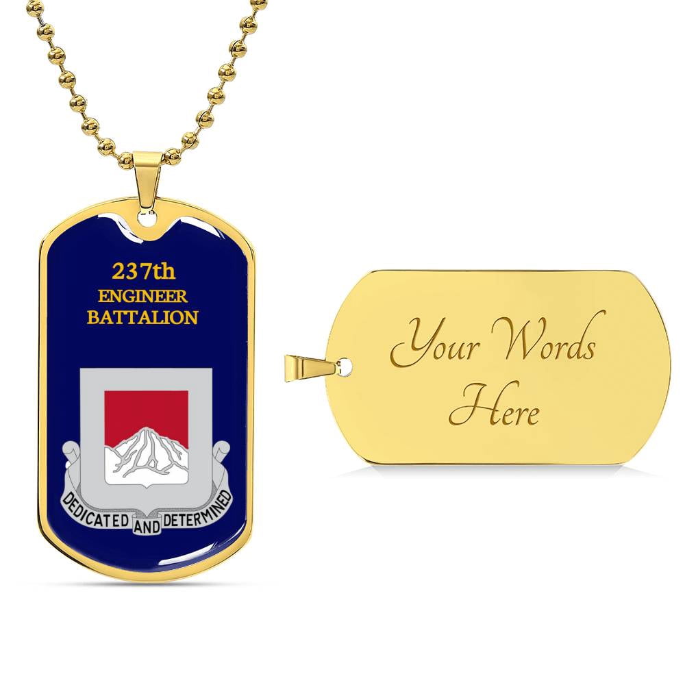 Awesome Dog Tag For 237th Engineer Battalion - Graphic Military Dog Tag ...