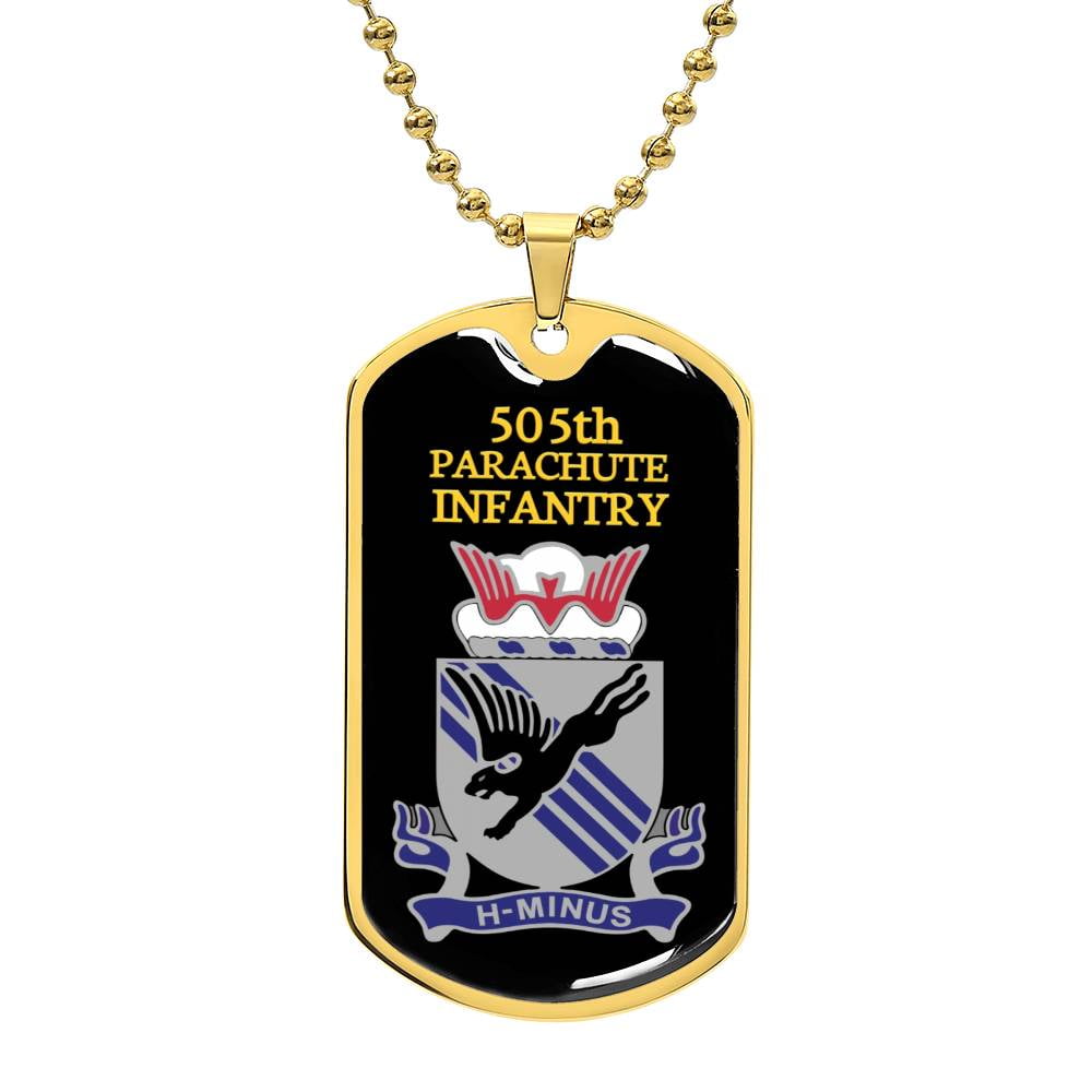Awesome Dog Tag For 505th Parachute Infantry - Graphic Military Dog Tag ...