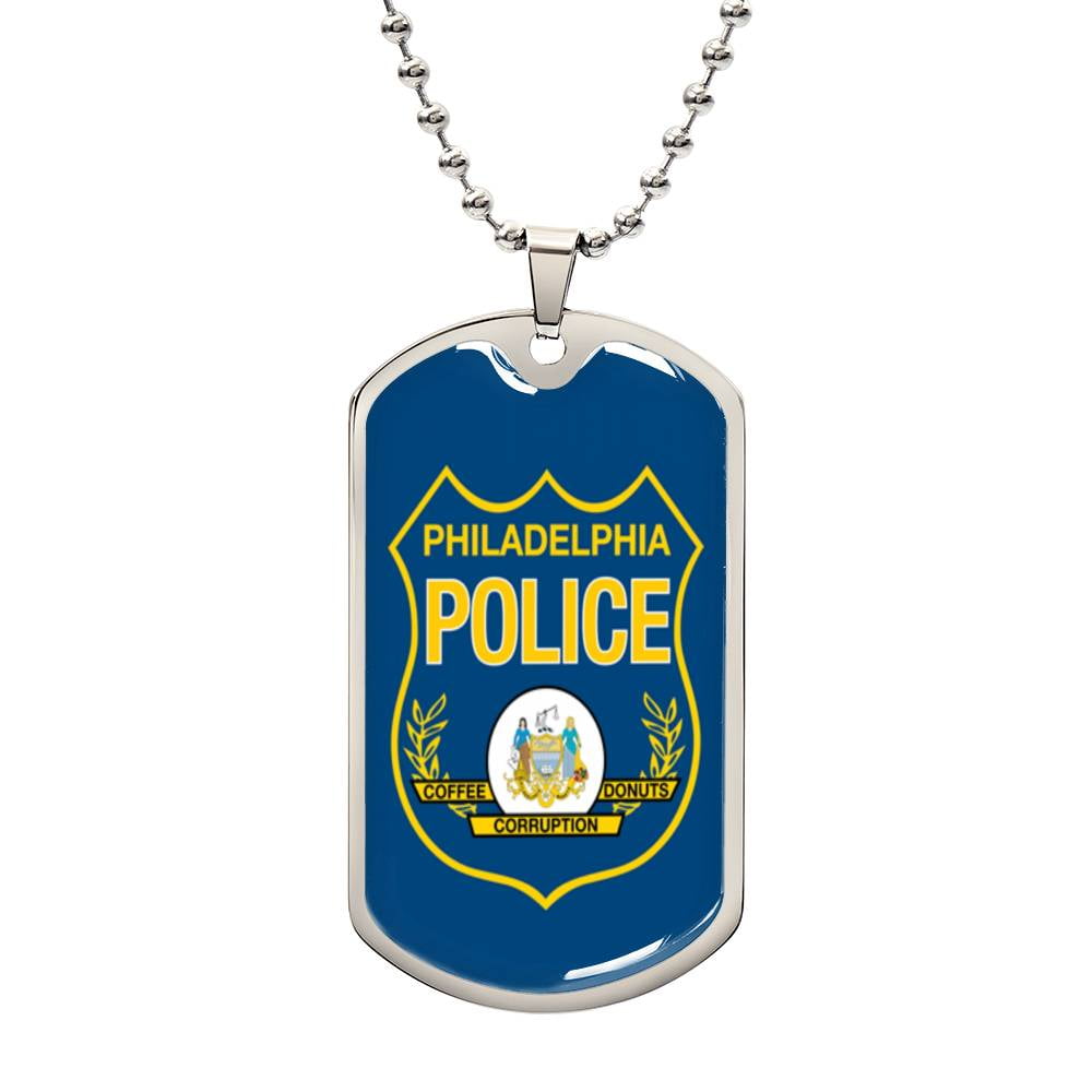 Awesome Dog Tag For Philadelphia Police - Graphic Military Dog Tag ...