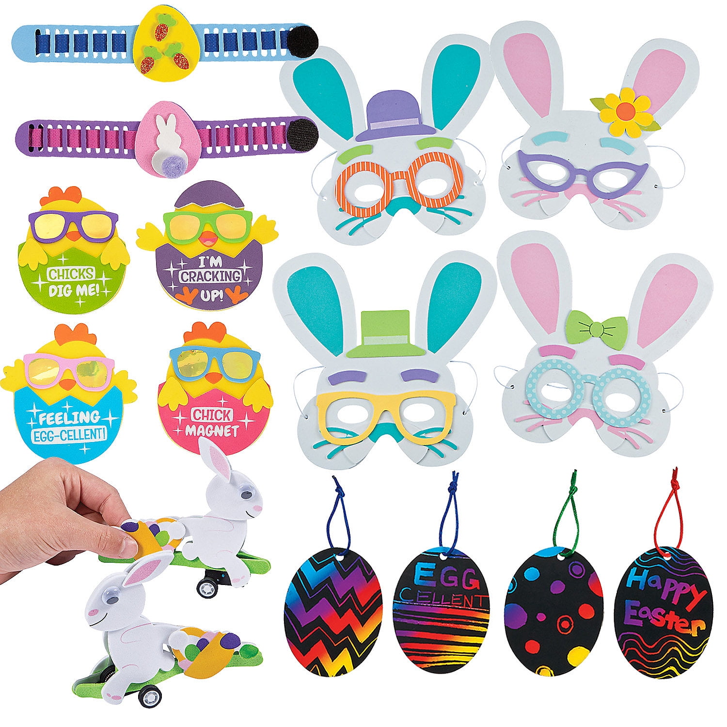 Awesome Easter Craft Assortment - Makes 72, Craft Kits, Easter, 72 ...