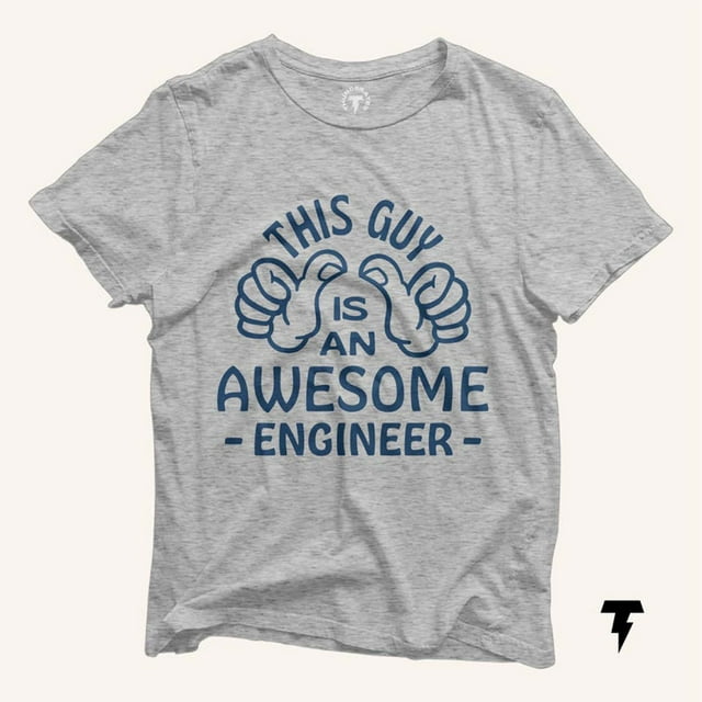 Awesome Engineer Shirt, Engineer Gift, Engineer Dad, Funny T-shirt ...