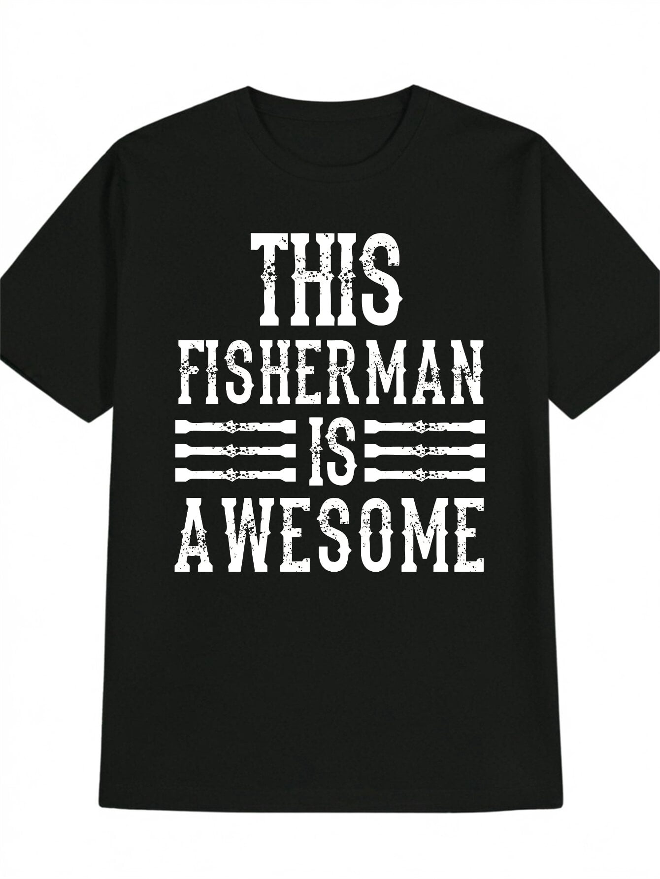 Awesome Fisherman Graphic T Shirt Funny Fishing Gift Tee - Walmart.com