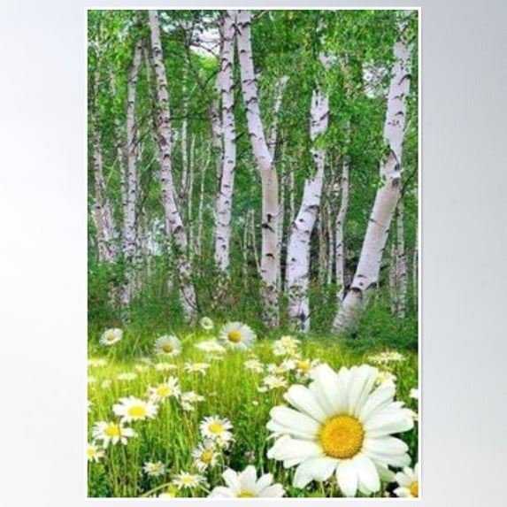 Awesome Forest. Poster Wall Art Modern Wall Decor Wall Art Home Decor ...