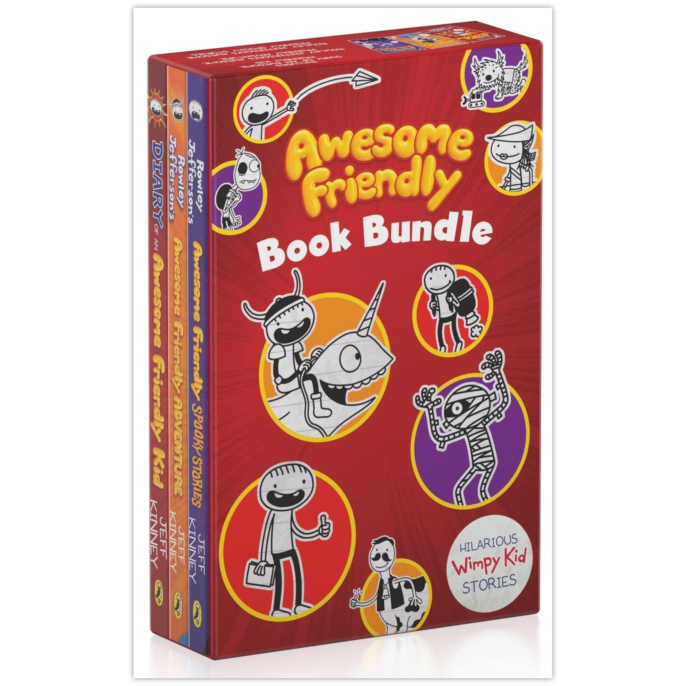 Jeff Kinney’s Awesome Friendly Book Bundle – 2022 Box Set (Paperback ...