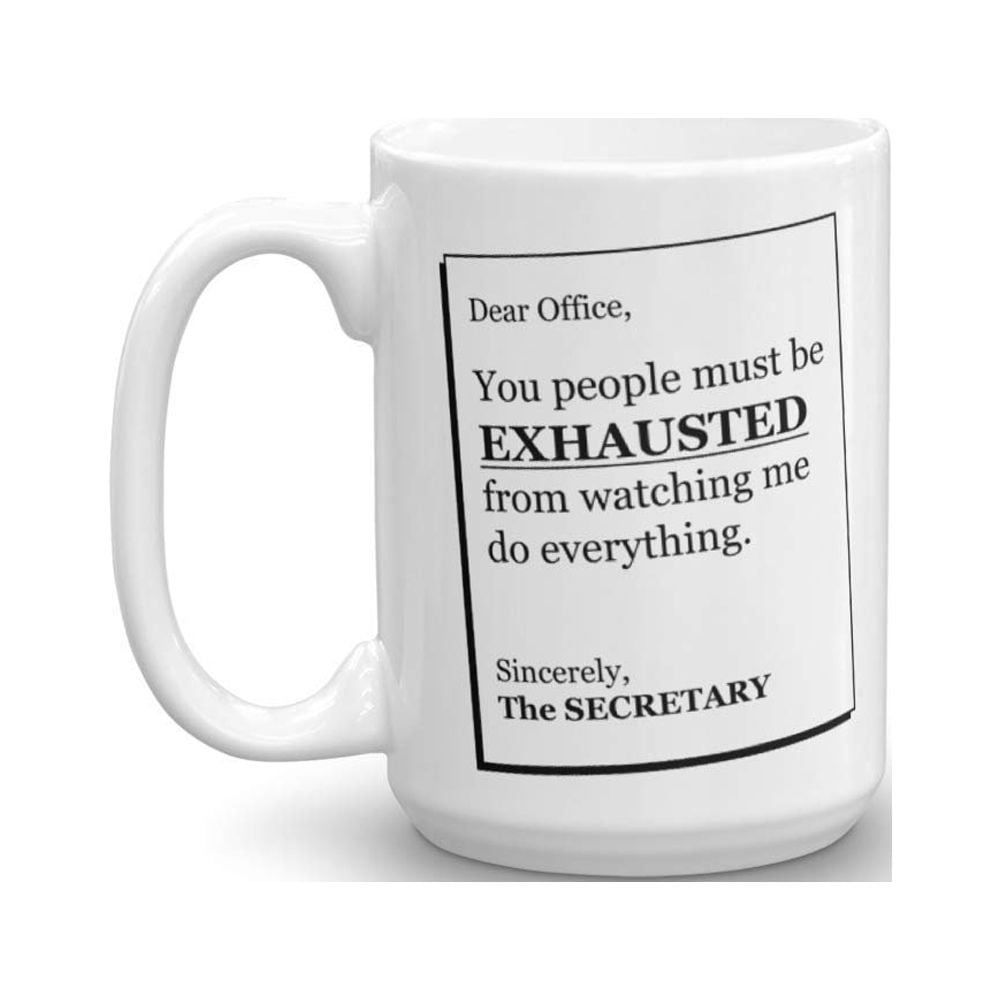 Awesome Funny Secretary Secretaries Coffee & Tea Gift Mug (15oz ...