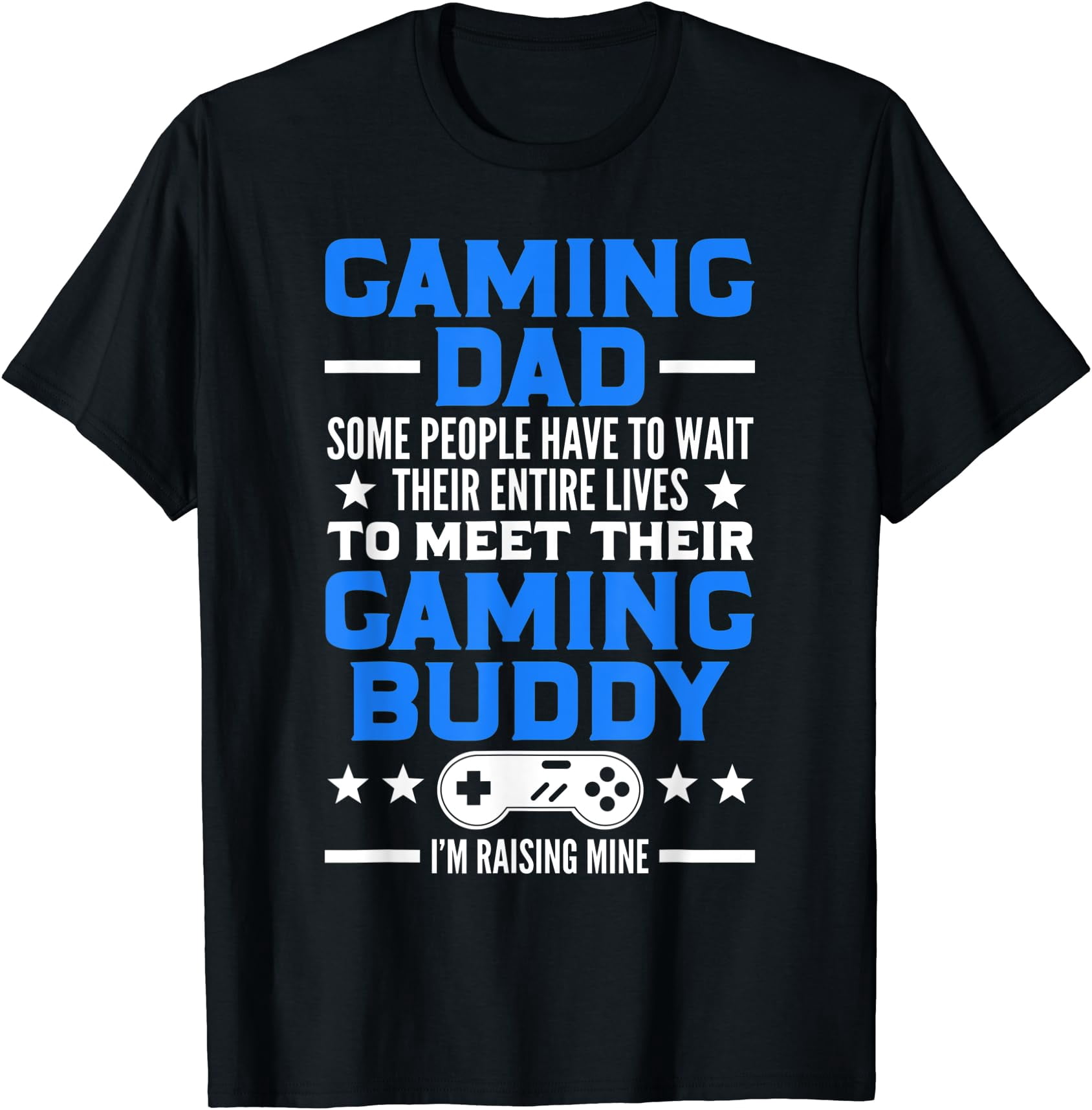 Awesome Gaming Dad T-Shirt with Controller Icon for Father's Day ...