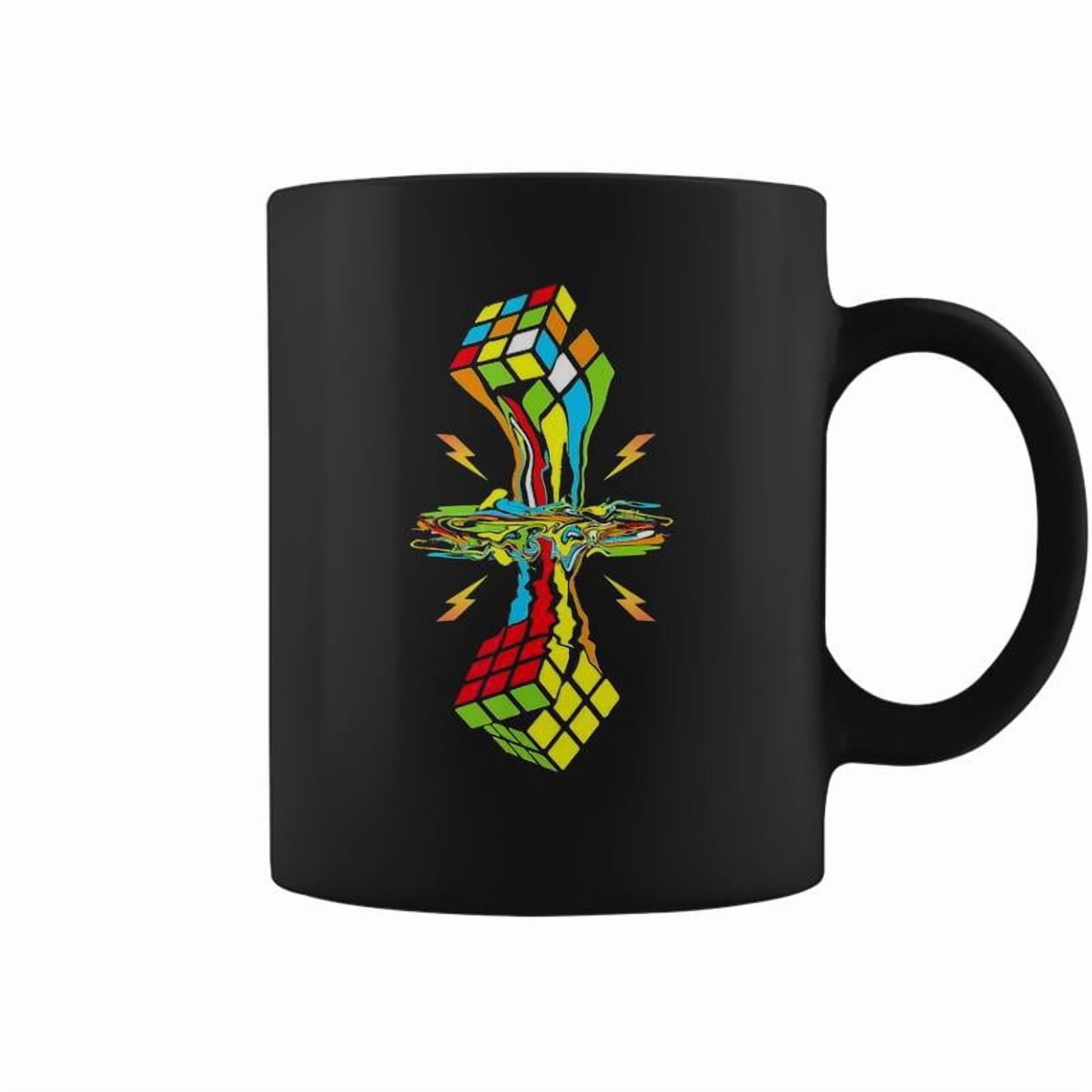 Awesome Graphic Melting Rubik Rubix Rubics Cube Solved Rubik - Walmart.com