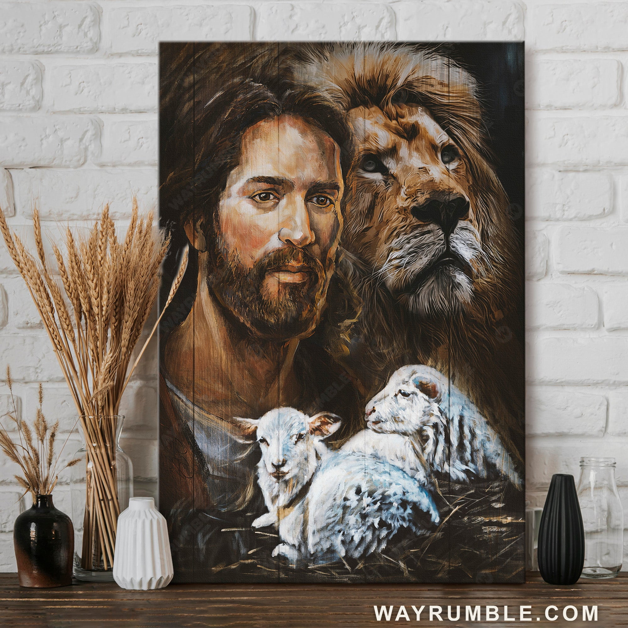 Awesome Jesus, White lamb artwork, Lion of Judah, Stunning drawing ...