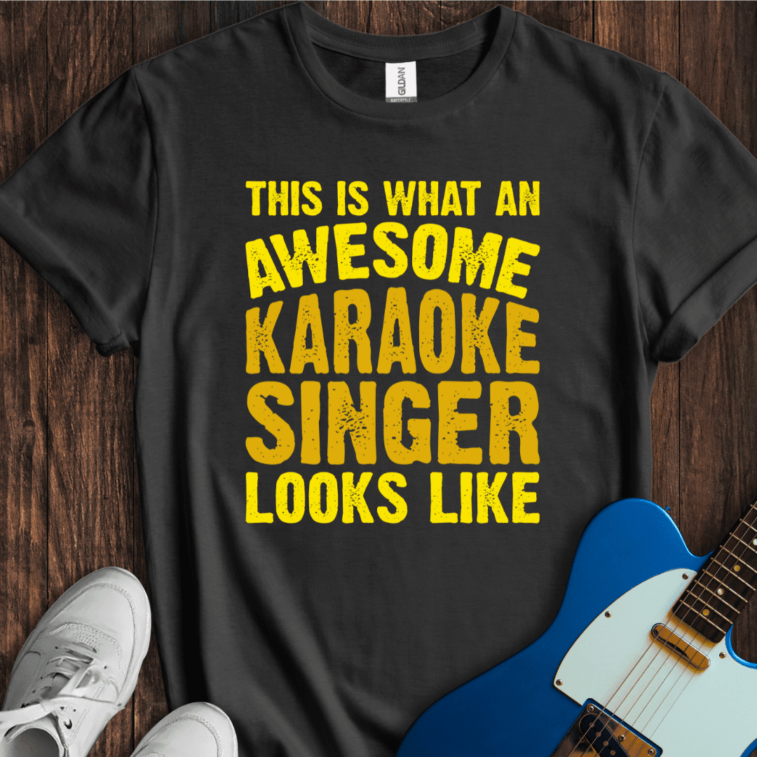 Awesome Karaoke Singer T-Shirt - Walmart.com