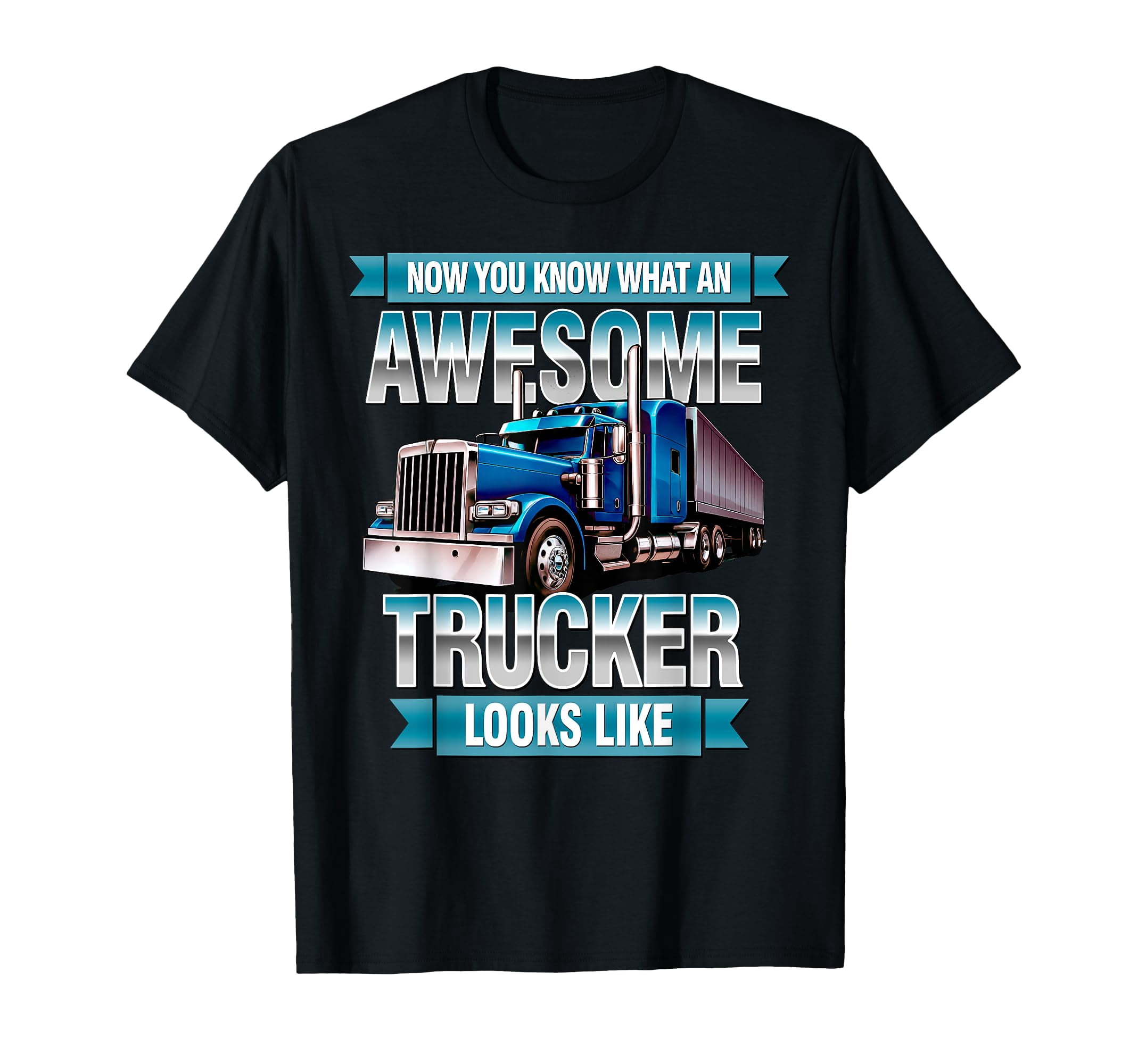 Awesome Keep On Truckn Semi Truck Driver T-Shirt for Trucking ...