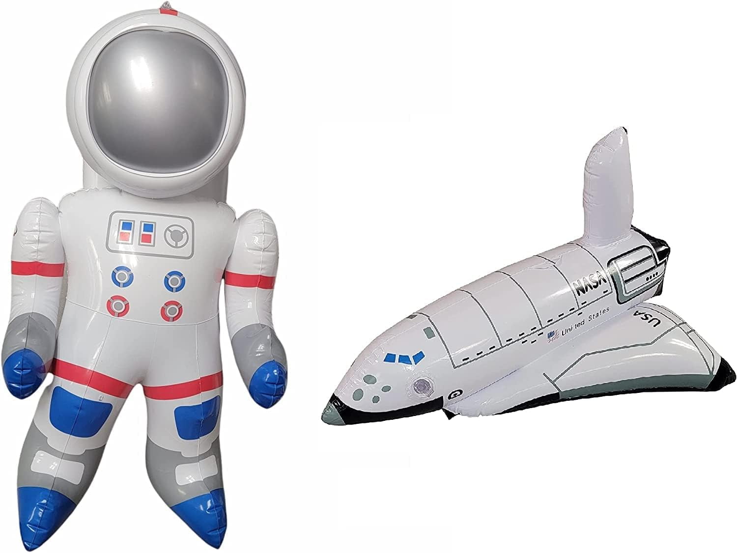 Awesome Large Inflatable Space Shuttle Astronaut Figures. Vinyl ...