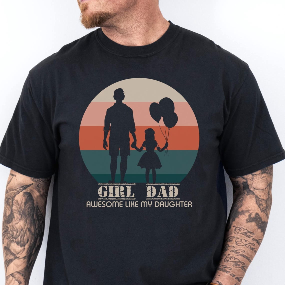 Awesome Like Daugther Girl Dad Shirt For Dad Cool Dads Club Cute Shirt ...