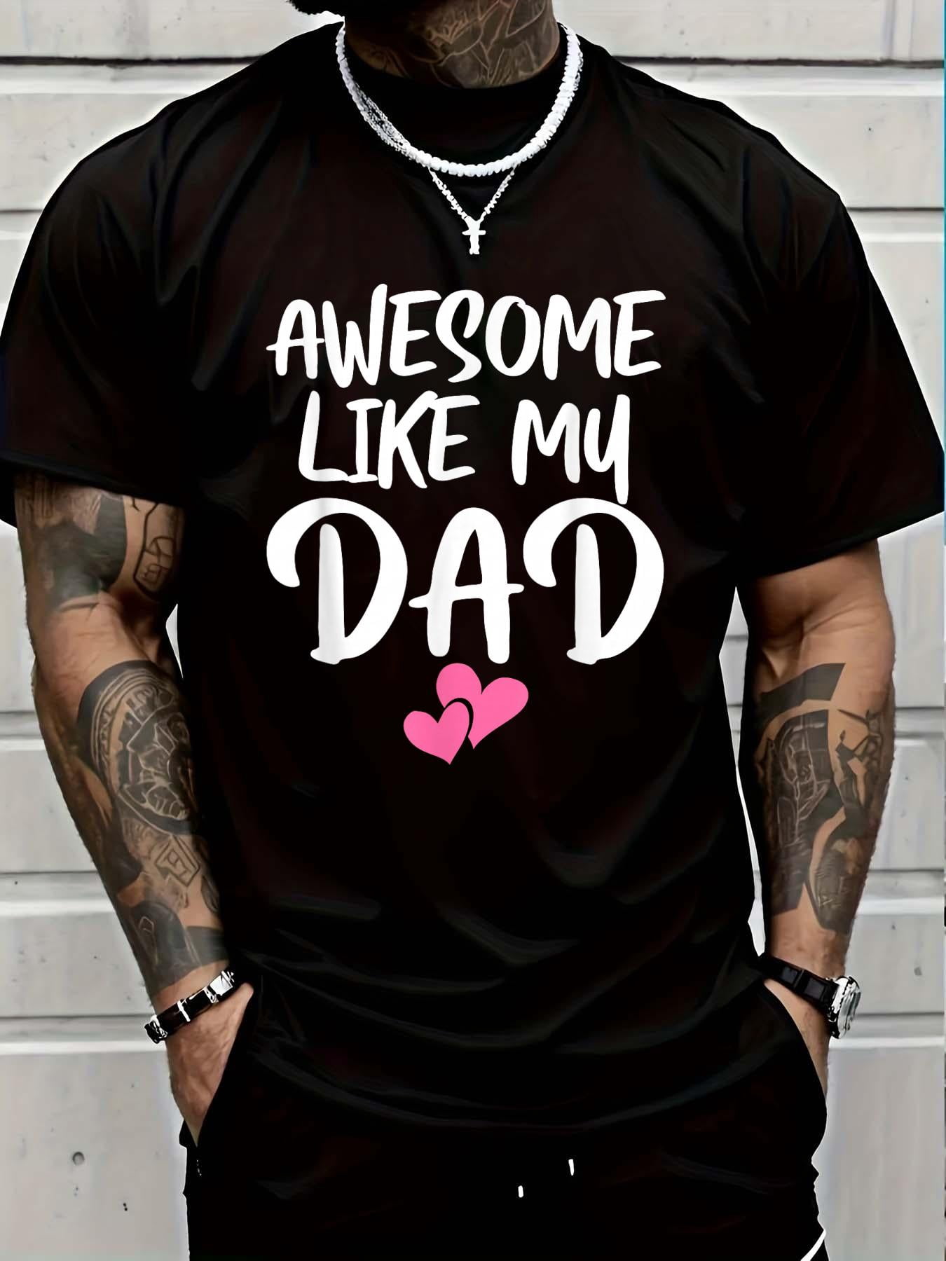 Awesome Like My Dad Shirt Kids Daughter Dad and Son Matching T-Shirt ...
