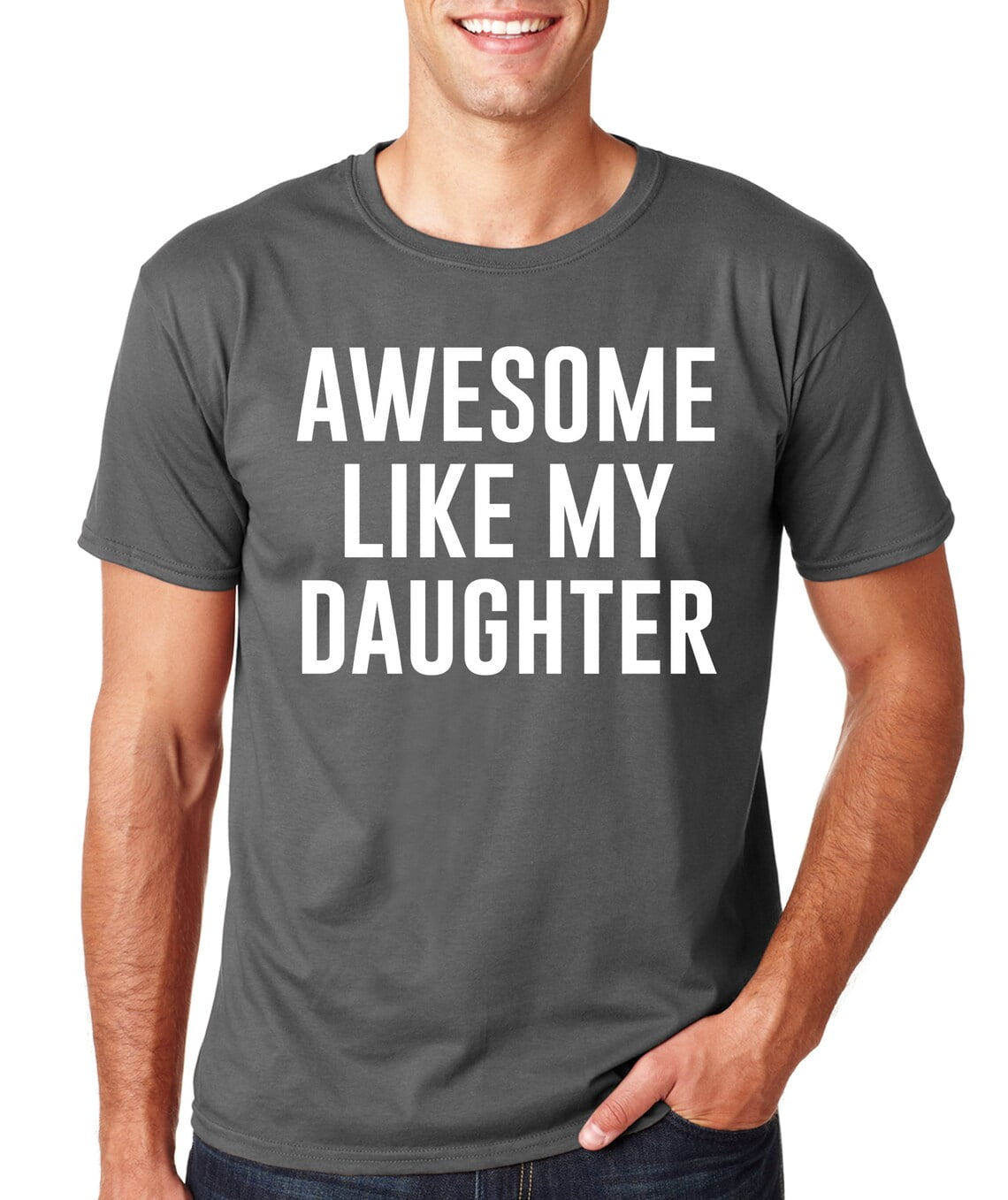Awesome Like My Daughter, Fathers Dad Gift, Funny Shirt For Men From Daughter To Dad, Husband ...
