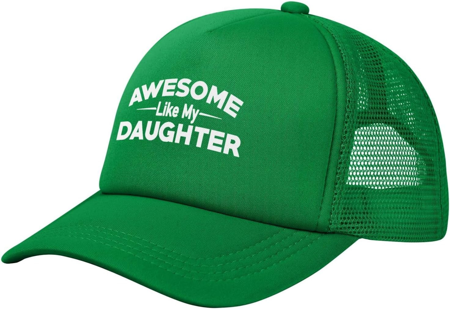 Awesome Like My Daughter Hat Mesh Trucker Hat Funny Baseball Cap Men ...