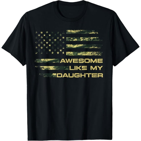 Awesome Like My Daughter Mothers Fathers Day Mom Dad T Shirt Vintage