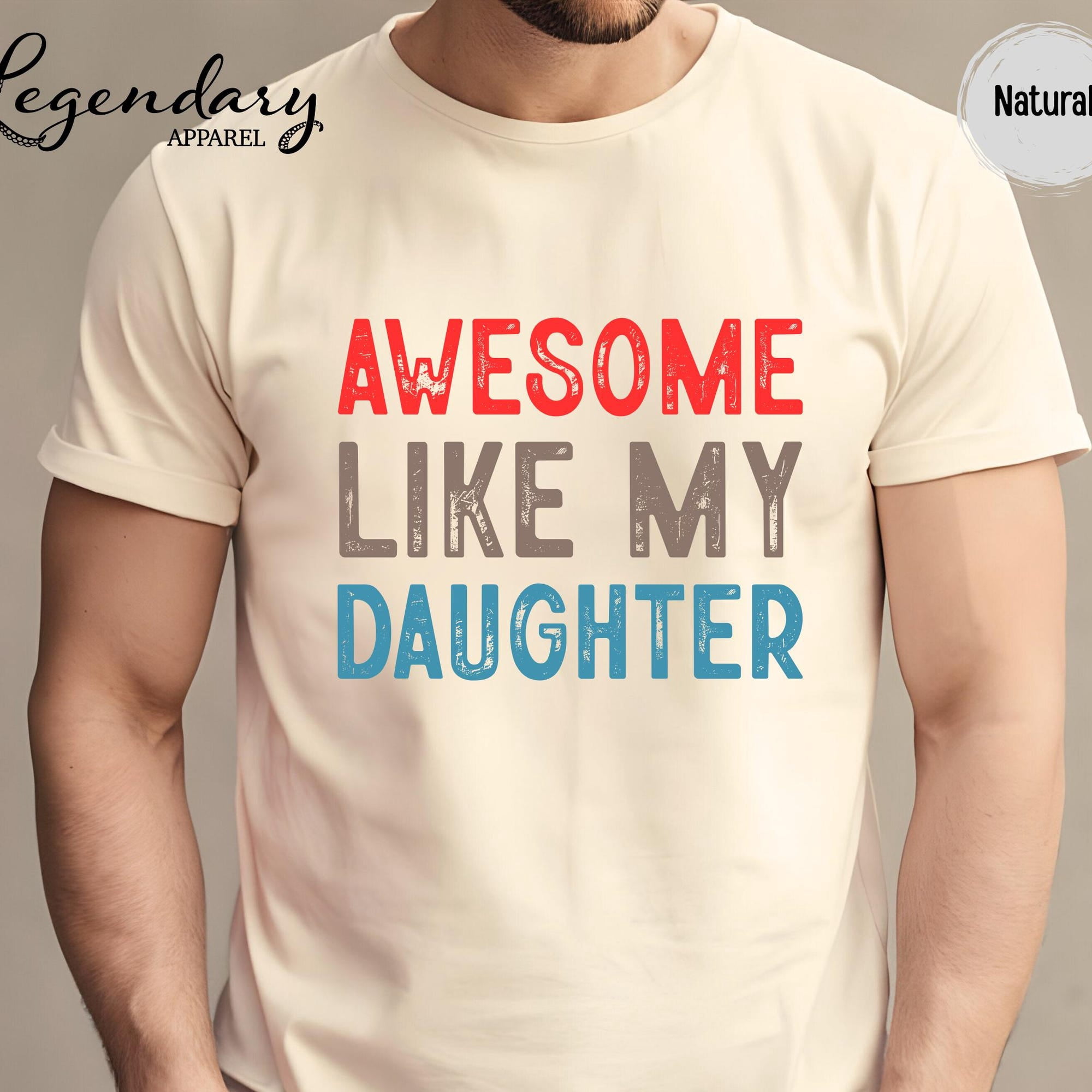 Awesome Like My Daughter Shirt Father 39 s Day Gift Funny Dad Shirt ...