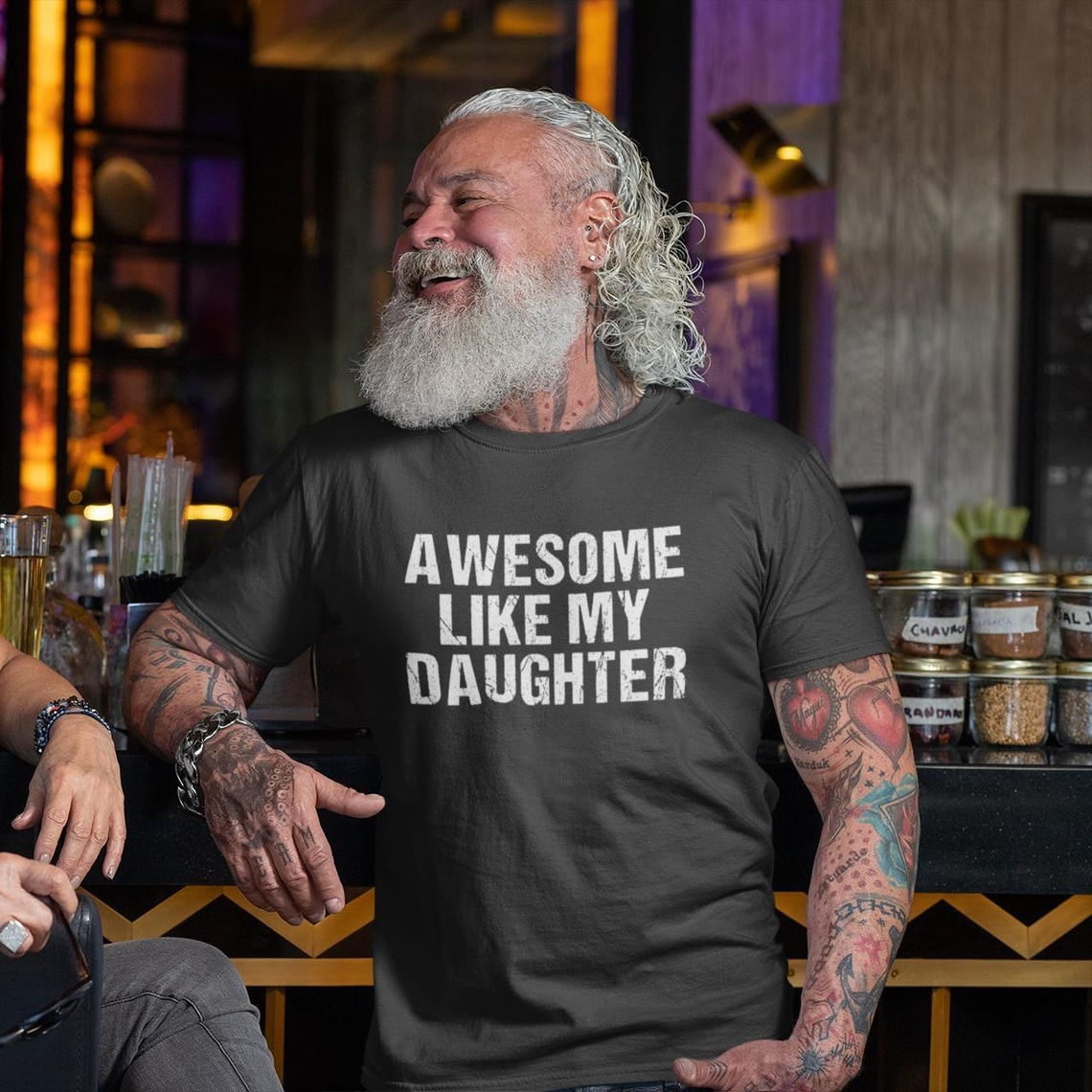 Awesome Like My Daughter Shirt, Funny Shirt Men, Daughter Gift, Husband Shirt, Father'S Day Gift ...