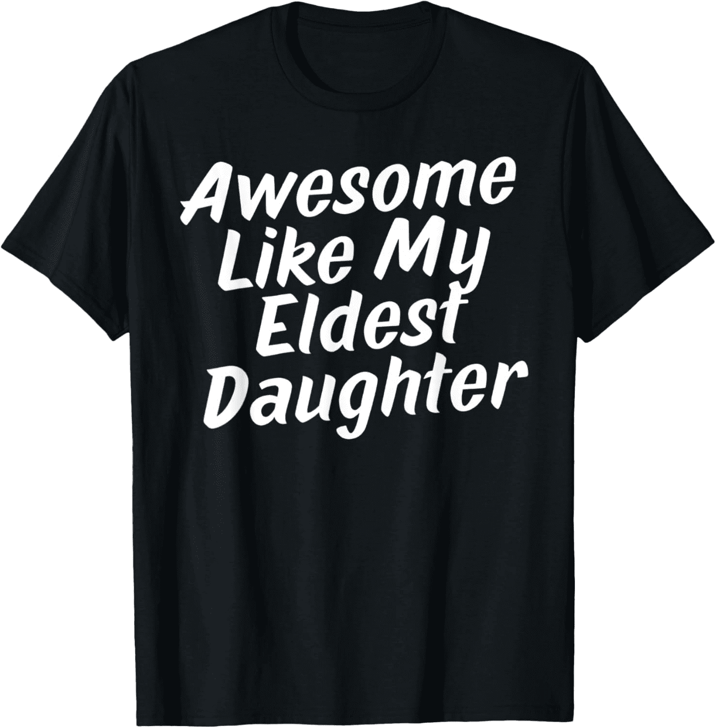 Awesome Like My Youngest Daughter Shirt Women – Proud Mom Graphic Tee ...