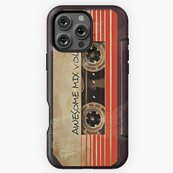 Awesome Mix Vol 3 Retro Mixtape Music Case for iPhone 17 16 15 14 13 12 ...
