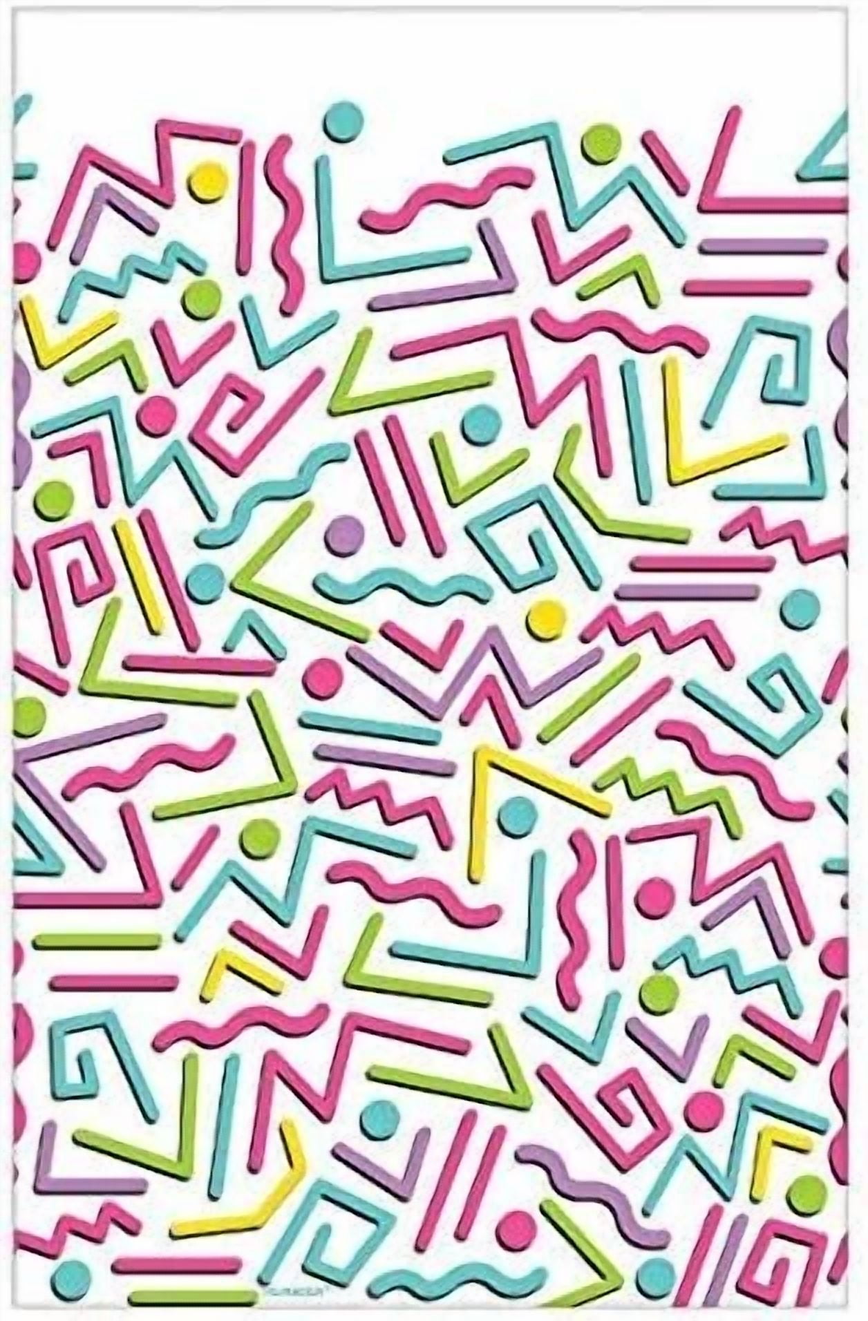 Awesome Party Retro 80'S Decades Theme Party Decoration Plastic ...