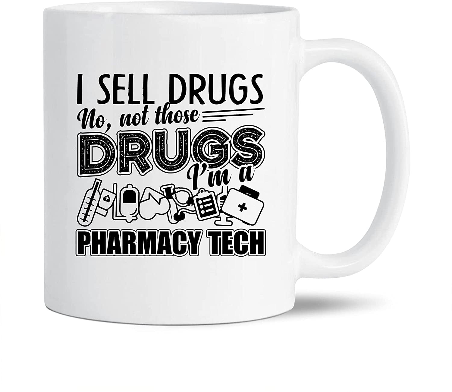 Awesome Pharmacy Tech Decorative Mug, I'm A Pharmacy Tech Pottery ...
