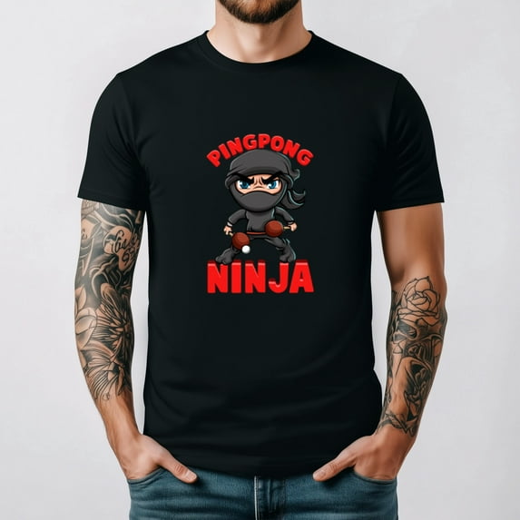 Awesome Ping Pong Ninja Table Tennis Pingpong Fun Unisex T-Shirt up to ...