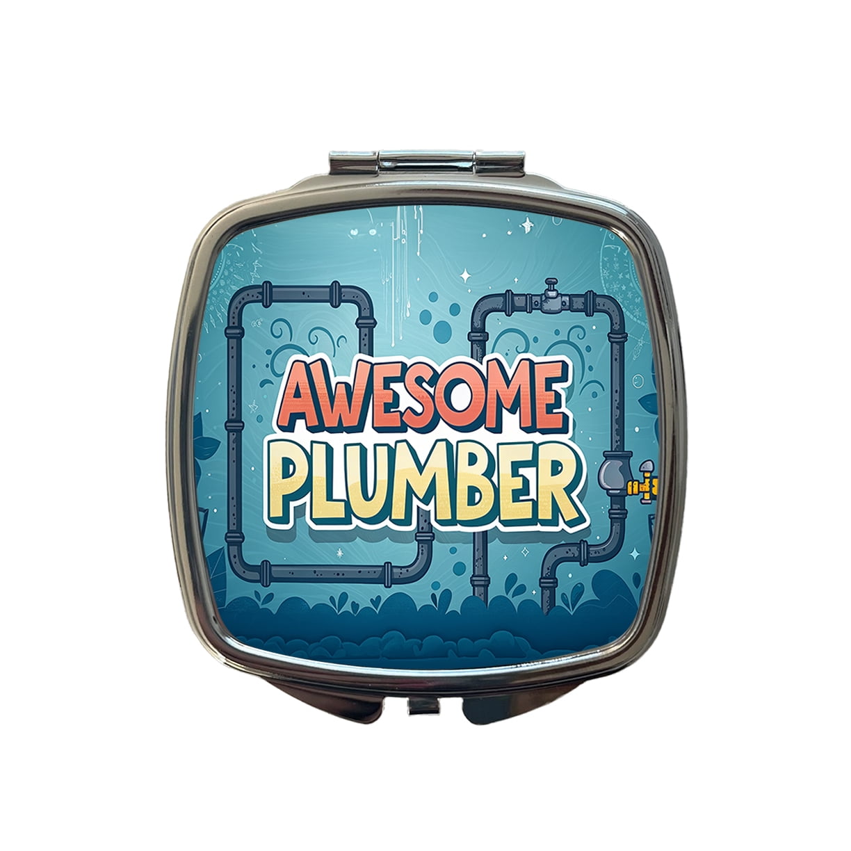 Awesome Plumber Inspirational Travel Makeup Handbag Purse Small Pocket ...