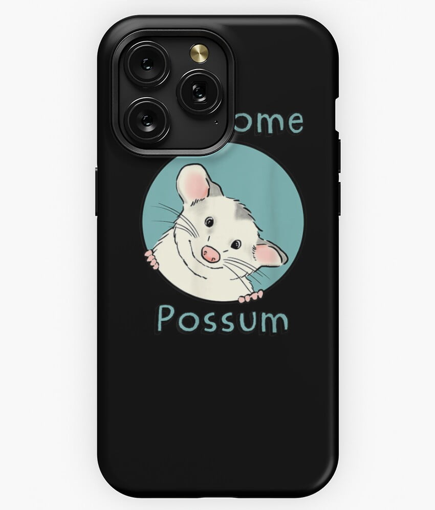 Awesome Possum Cute Opossum M3436 Phone Case for iPhone 17 16 15 14 13 ...