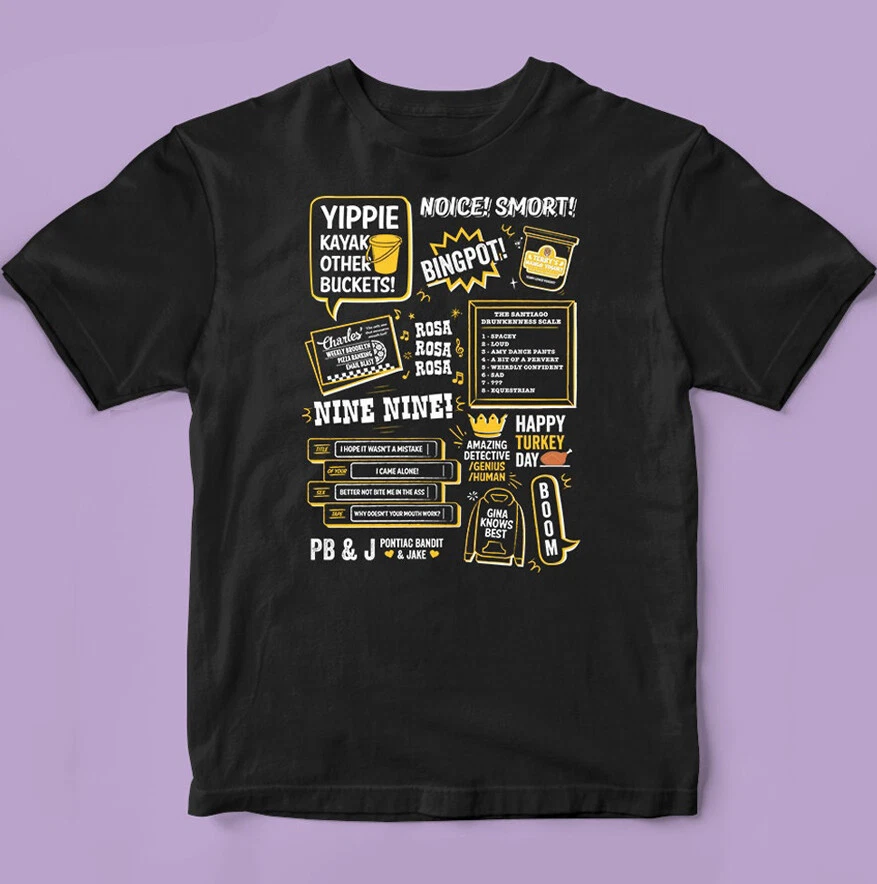 Awesome Quotes Of The Brooklyn nine nine Tshirt B99 Funny TV Series ...