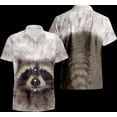 Awesome Raccoon Hawaiian Shirt, Colorful Raccoon Hawaiian Shirt Men ...