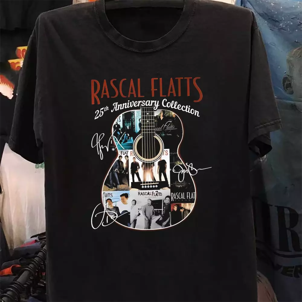 Awesome Rascal Flatts 25th Anniversary Collection Signature T-Shirt ...