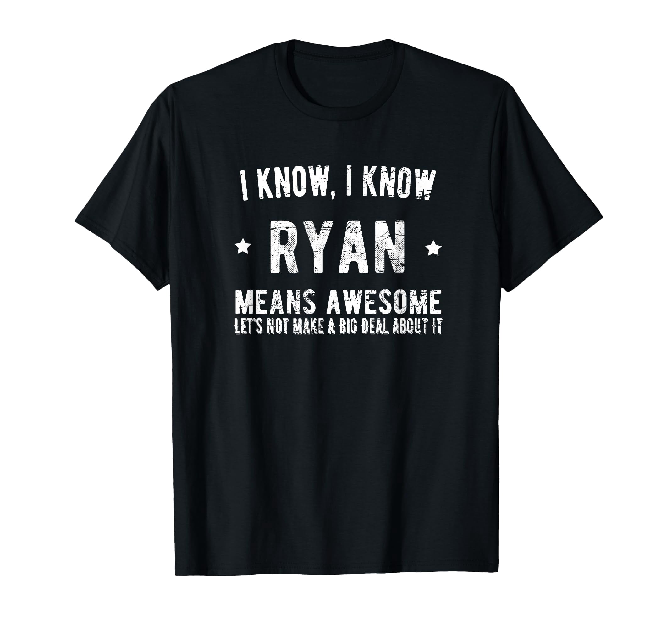 Awesome Ryan Name Humor T-Shirt for Fun and Unique Style - Walmart.com