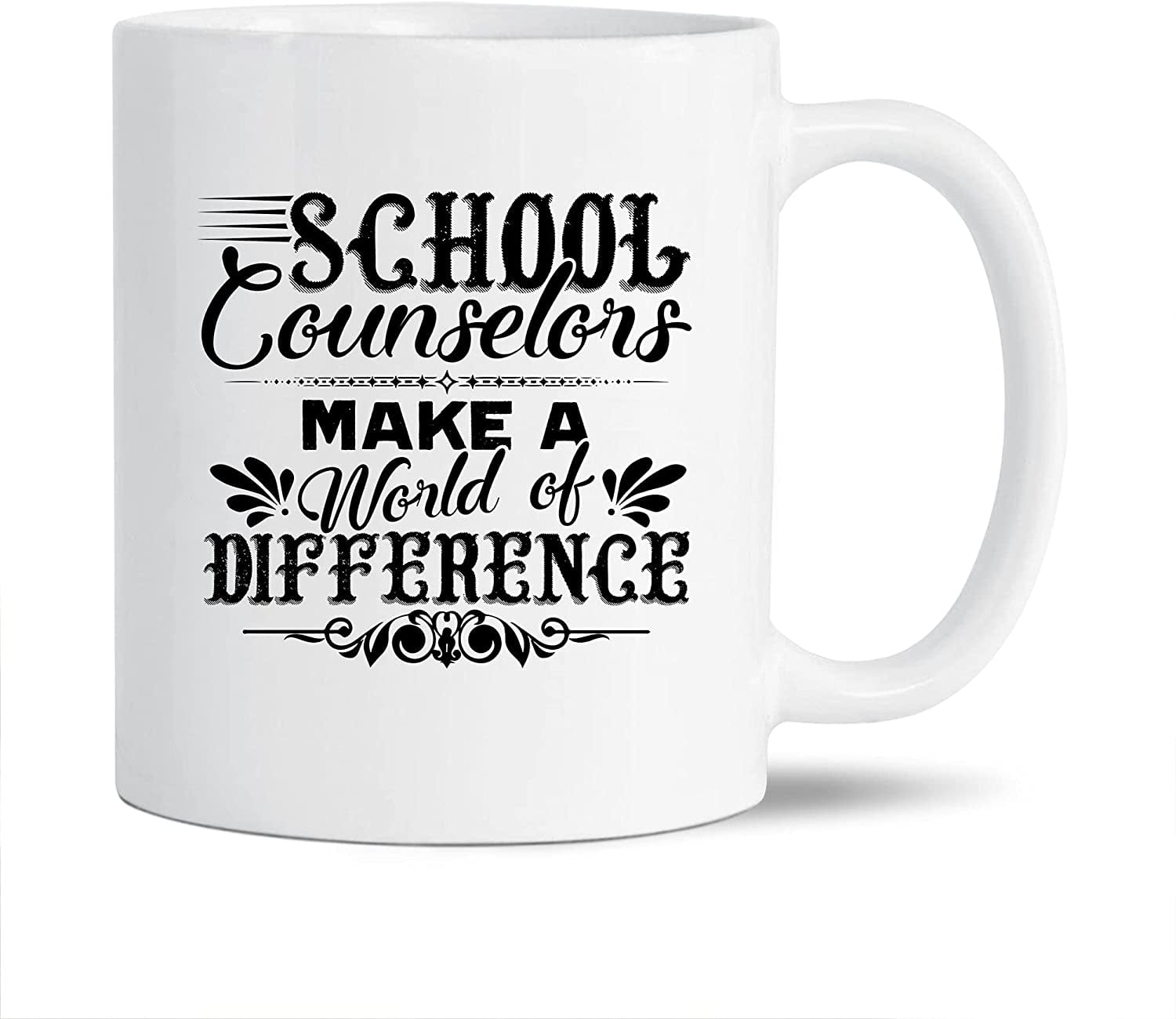 Awesome School Counselor Decorative Mug, School Counselors Make A World ...