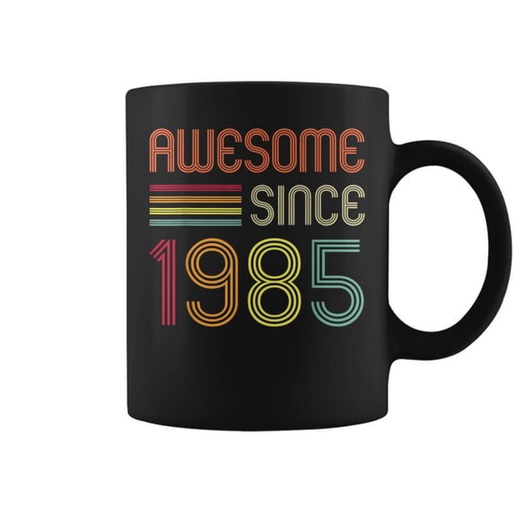 Awesome Since 1985 40Th Birthday Retro Coffee Mugs - Walmart.com