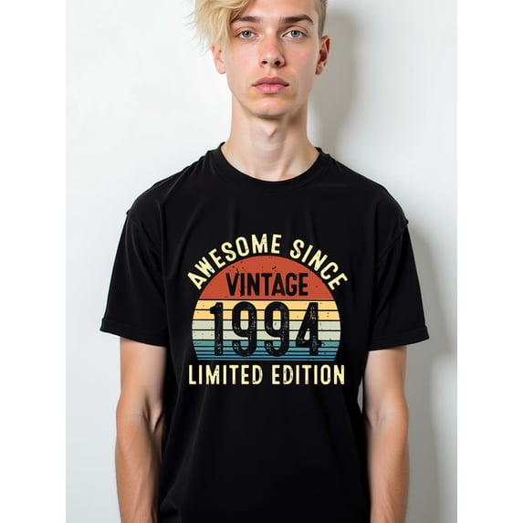 Awesome Since 1994 Tee Men t shirt black graphic tees limited edition ...