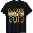 Awesome Since 2013 9Th Birthday 9 Years Old Bday Kids Boys T-Shirt ...