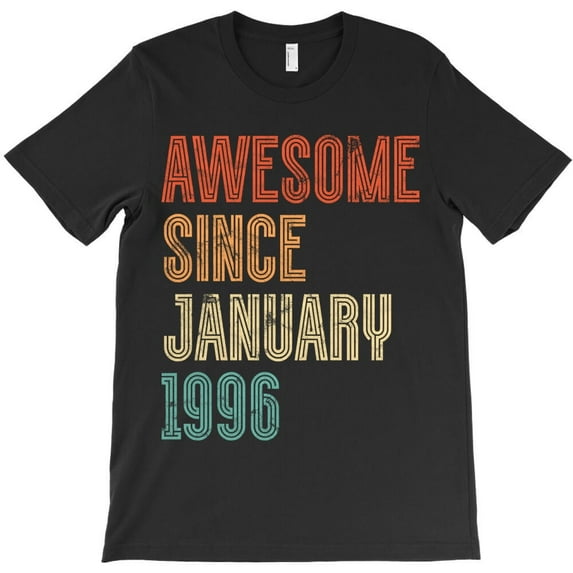 Awesome Since January 1996 Vintage Retro Themed Birthday Party Gift ...