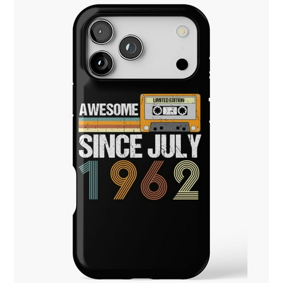 Awesome Since July 1962, 60th Birthday Vintage July H3465 Phone Case ...