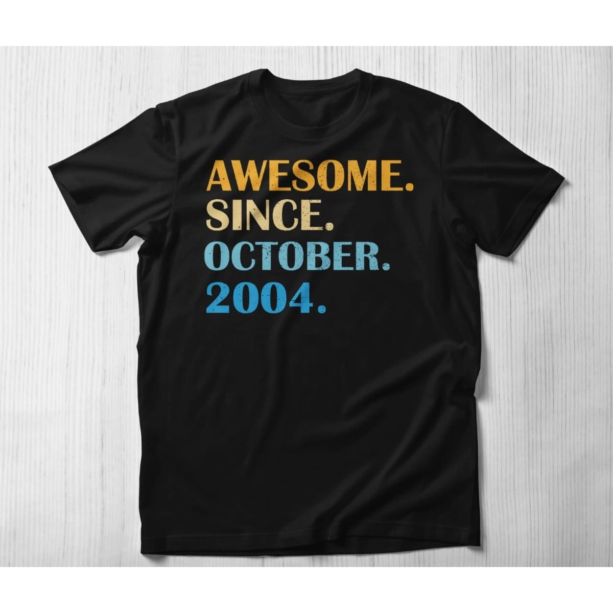 Awesome Since October 2004 T-shirt 18th Birthday T-shirt - Walmart.com